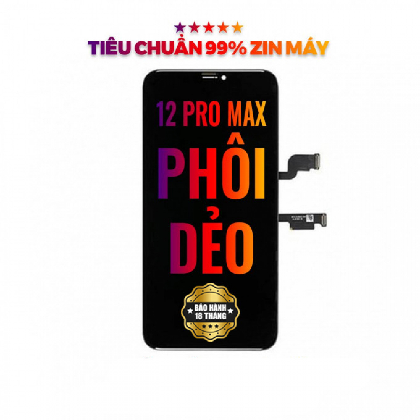 Màn hình DURA Oled IP 12 Pro Max Phôi Dẻo