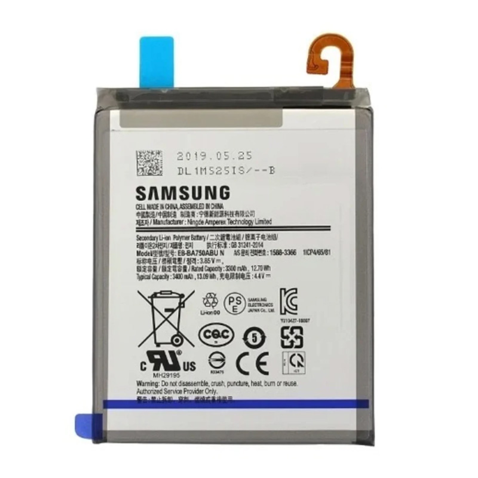 Pin Samsung A10/A750 mã EB-BA750ABU dùng chung cho A7 2018/A105/M10/A6S ...