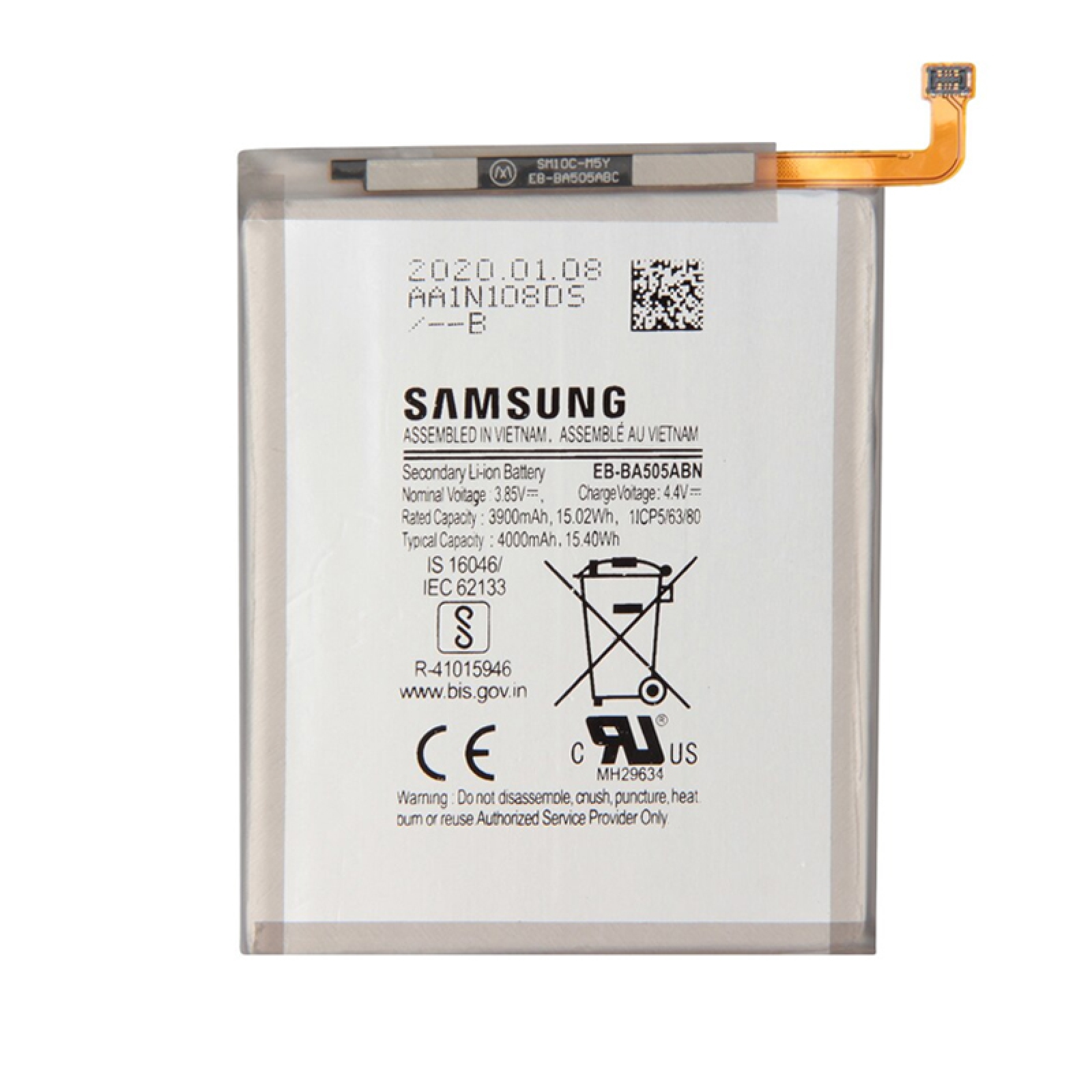 Pin SS A20 mã EB-BA505ABU dùng chung A20/A205/A30/A305/A50/A505/A30S ...